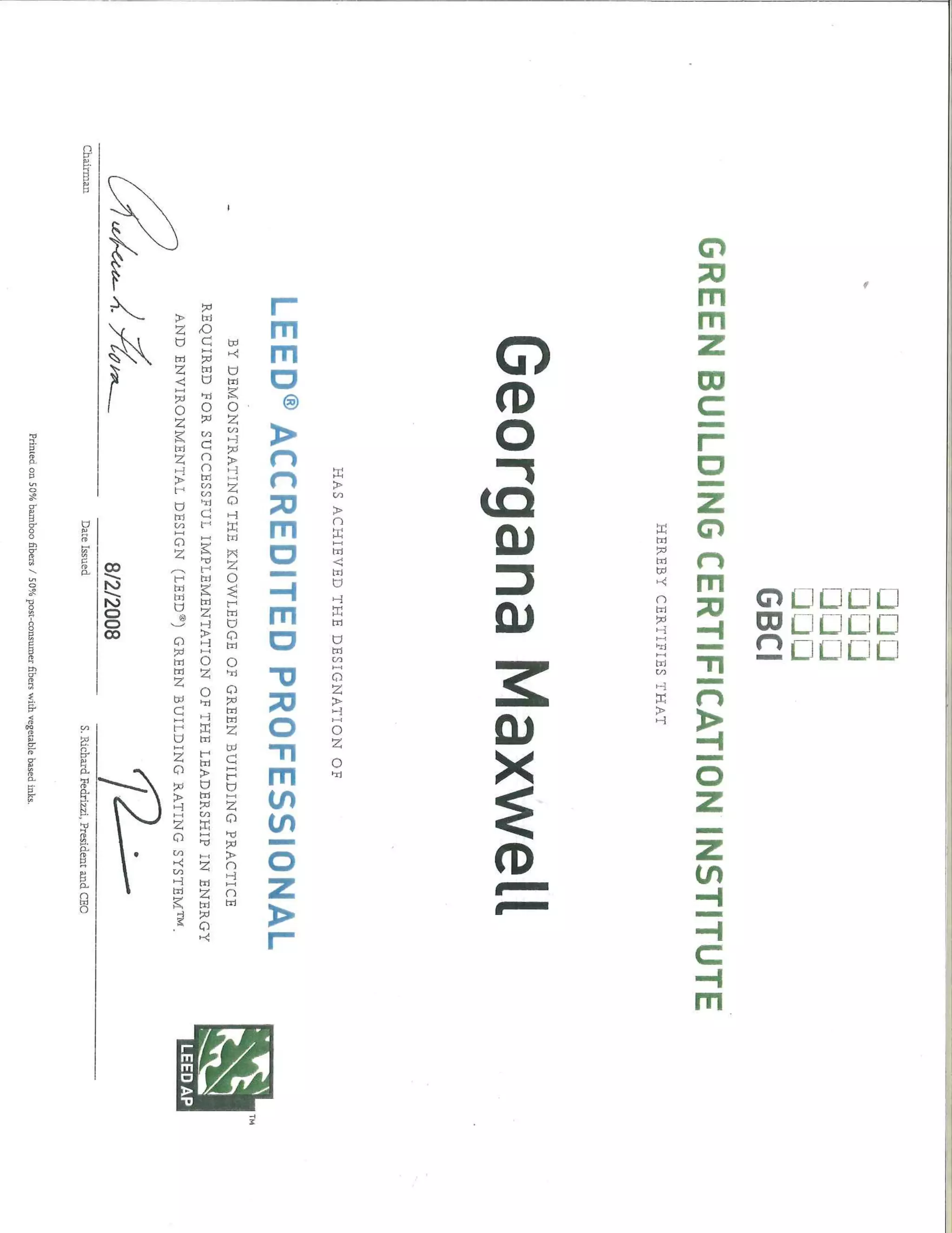 LEED AP Certificate | PDF