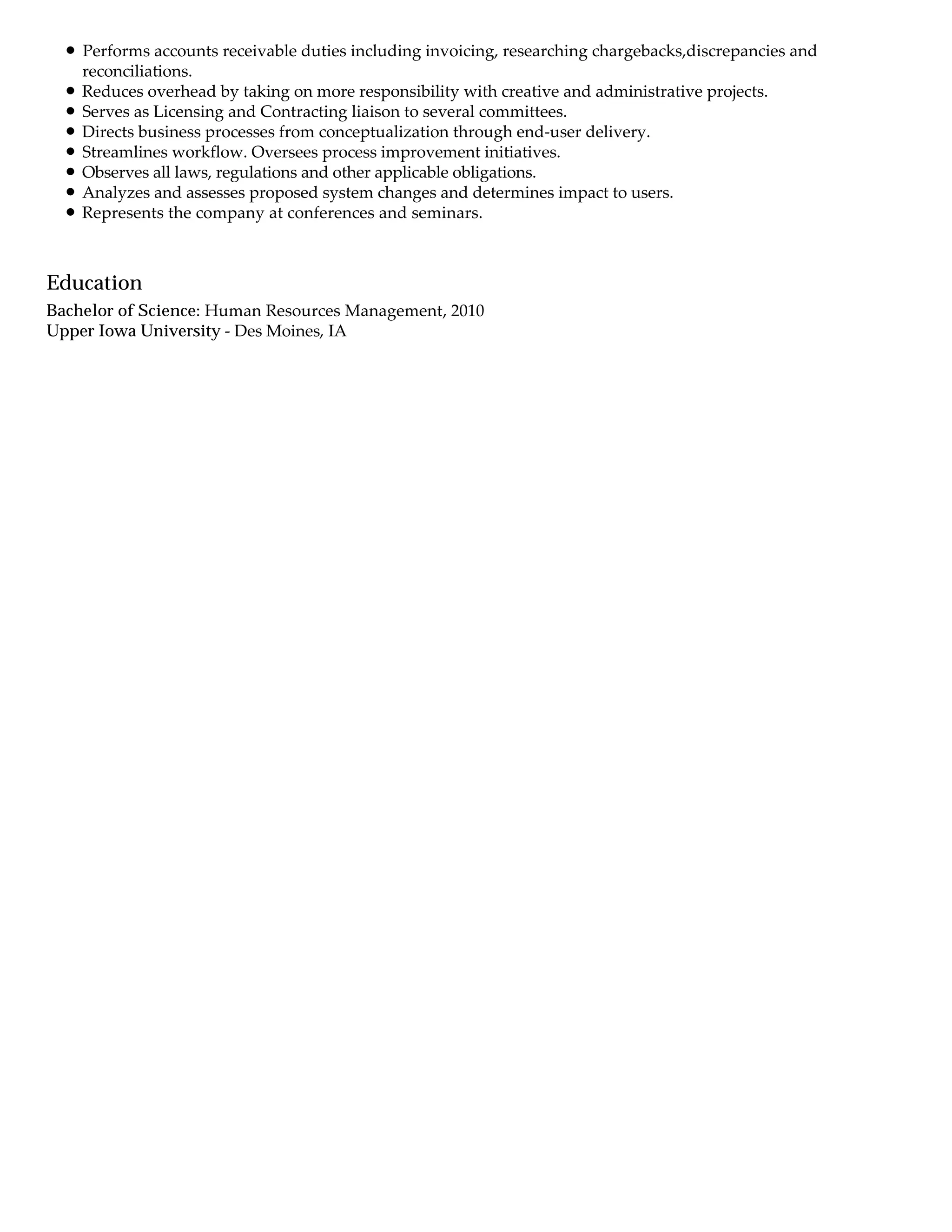LC Resume 2 | PDF