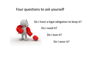 Decluttering Presentation for KLS | PDF