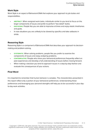 feedbackReport | PDF | Careers