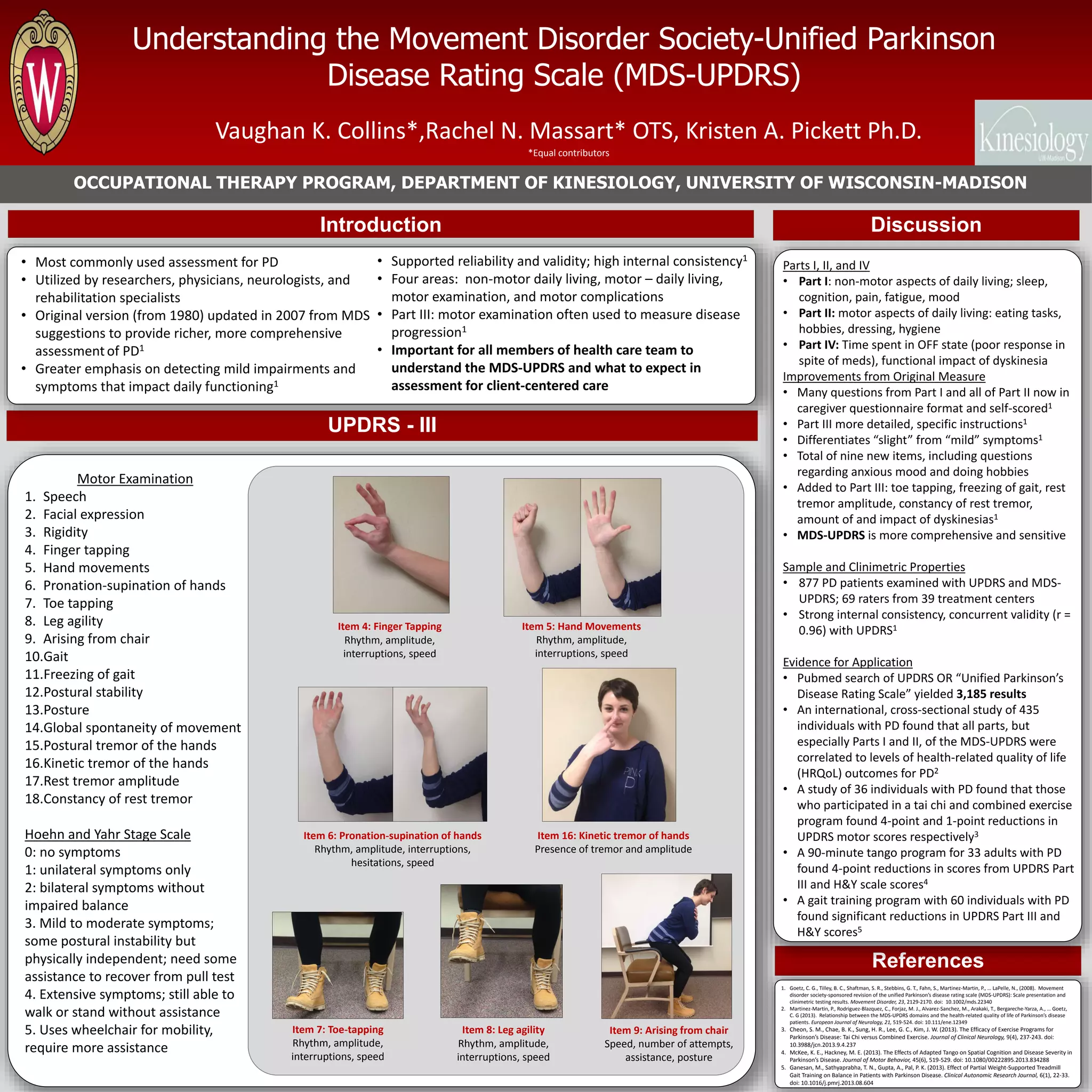 UPDRS Poster | PPTX