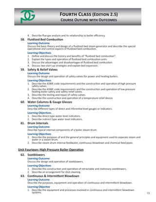 Fourth Class Power Engineering Objectives | PDF | Physics | Science
