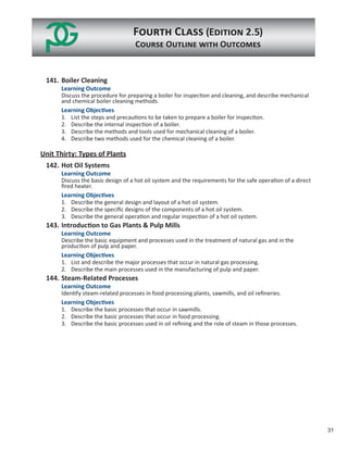 Fourth Class Power Engineering Objectives | PDF | Physics | Science