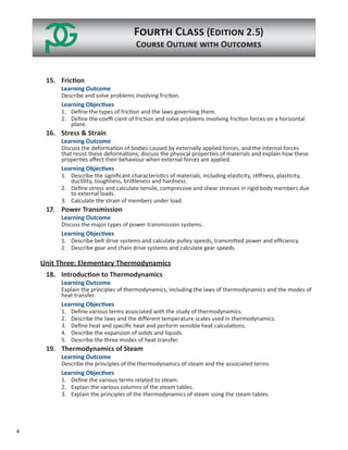 Fourth Class Power Engineering Objectives | PDF | Physics | Science