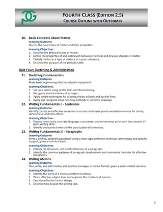 Fourth Class Power Engineering Objectives | PDF | Physics | Science
