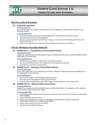 Fourth Class Power Engineering Objectives | PDF | Physics | Science