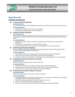 Fourth Class Power Engineering Objectives | PDF | Physics | Science
