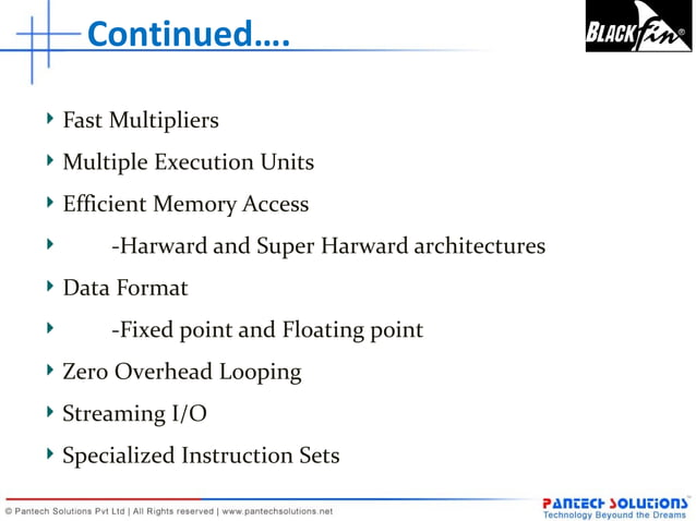 Introduction to Blackfin BF532 DSP | PPT