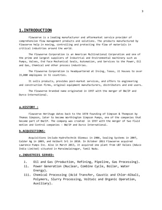 Flowserve Report | DOCX