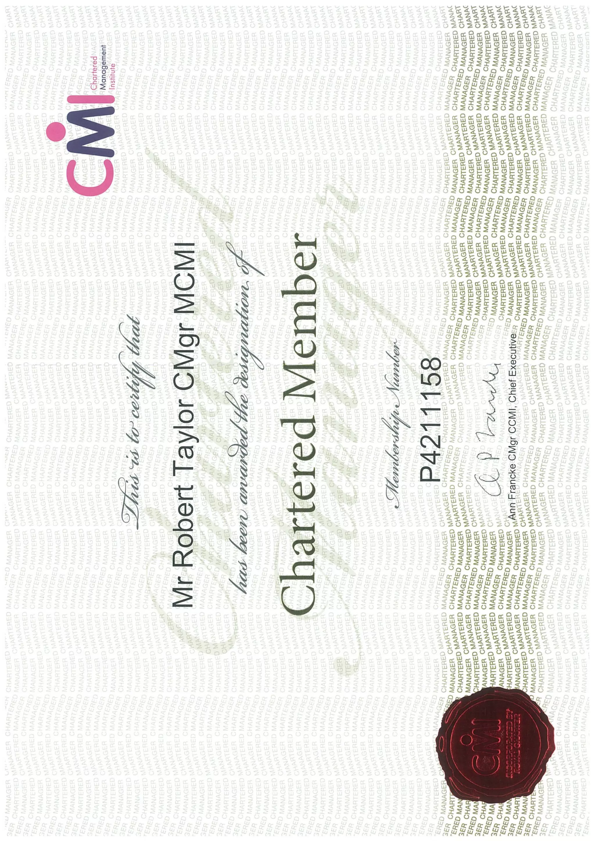 CMI Chartered Member | PDF