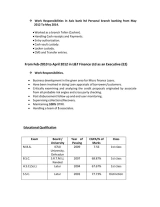 Sujata Resume | PDF