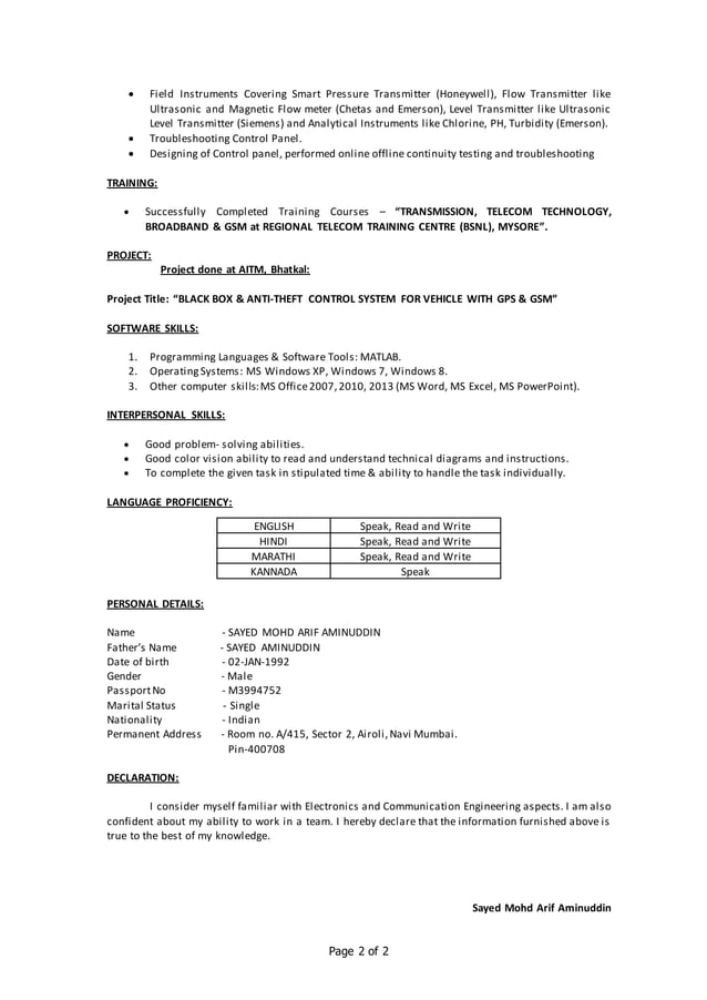 arif_resume11.pdf (1) | DOCX | Professional School | Postgraduate Education