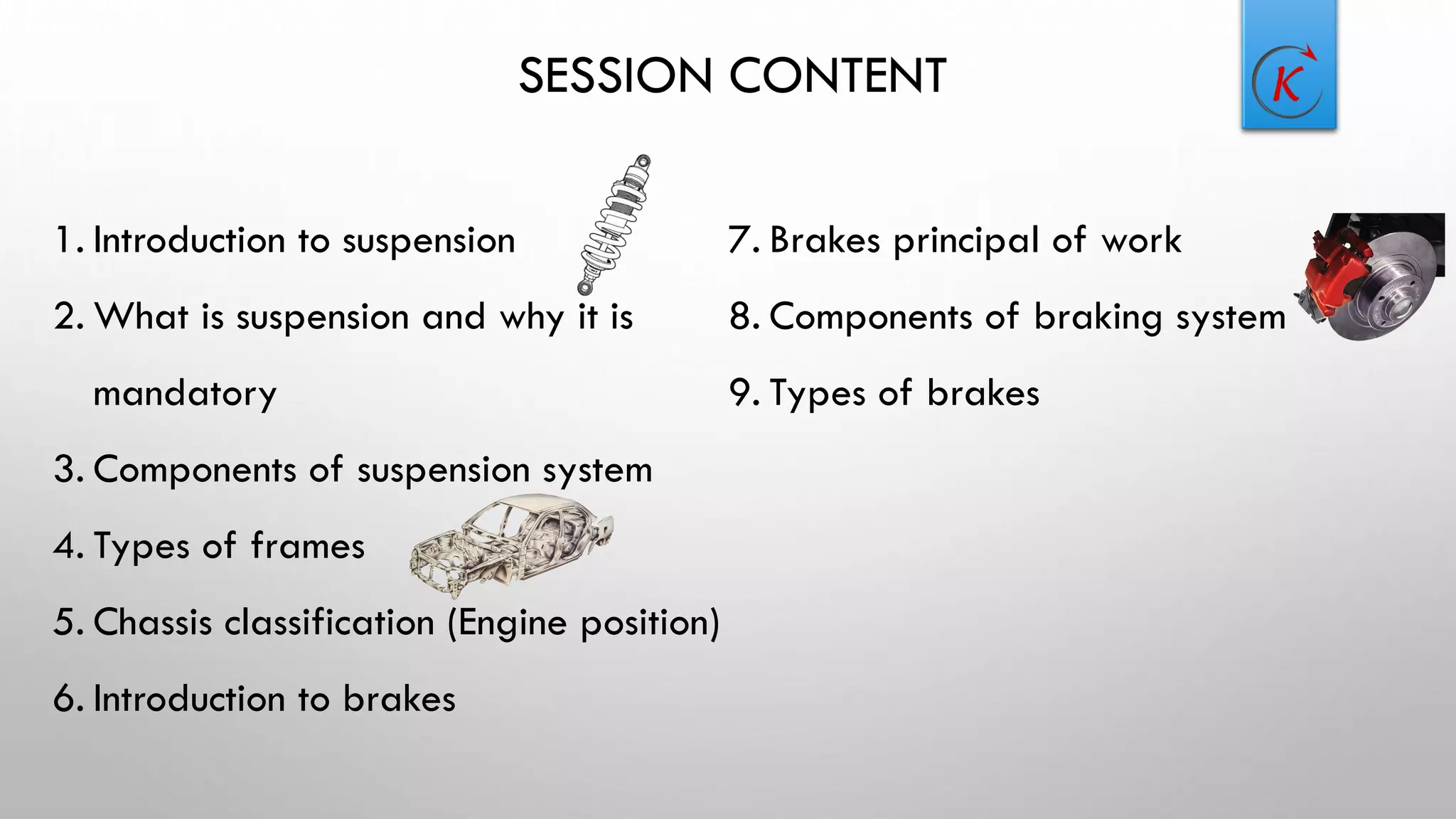 Introduction to suspension, chassis and brakes | PDF