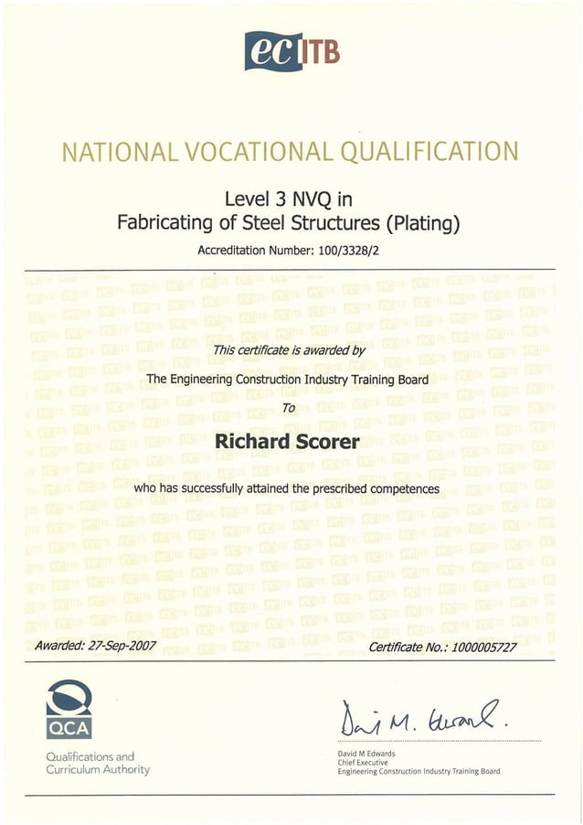 NVQ L3 Plating | PDF