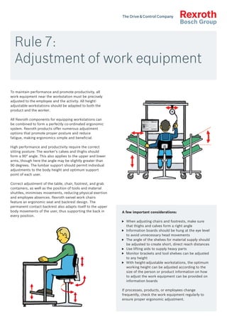 Final - Bosch Rexroth Ergonomics White Paper | PDF