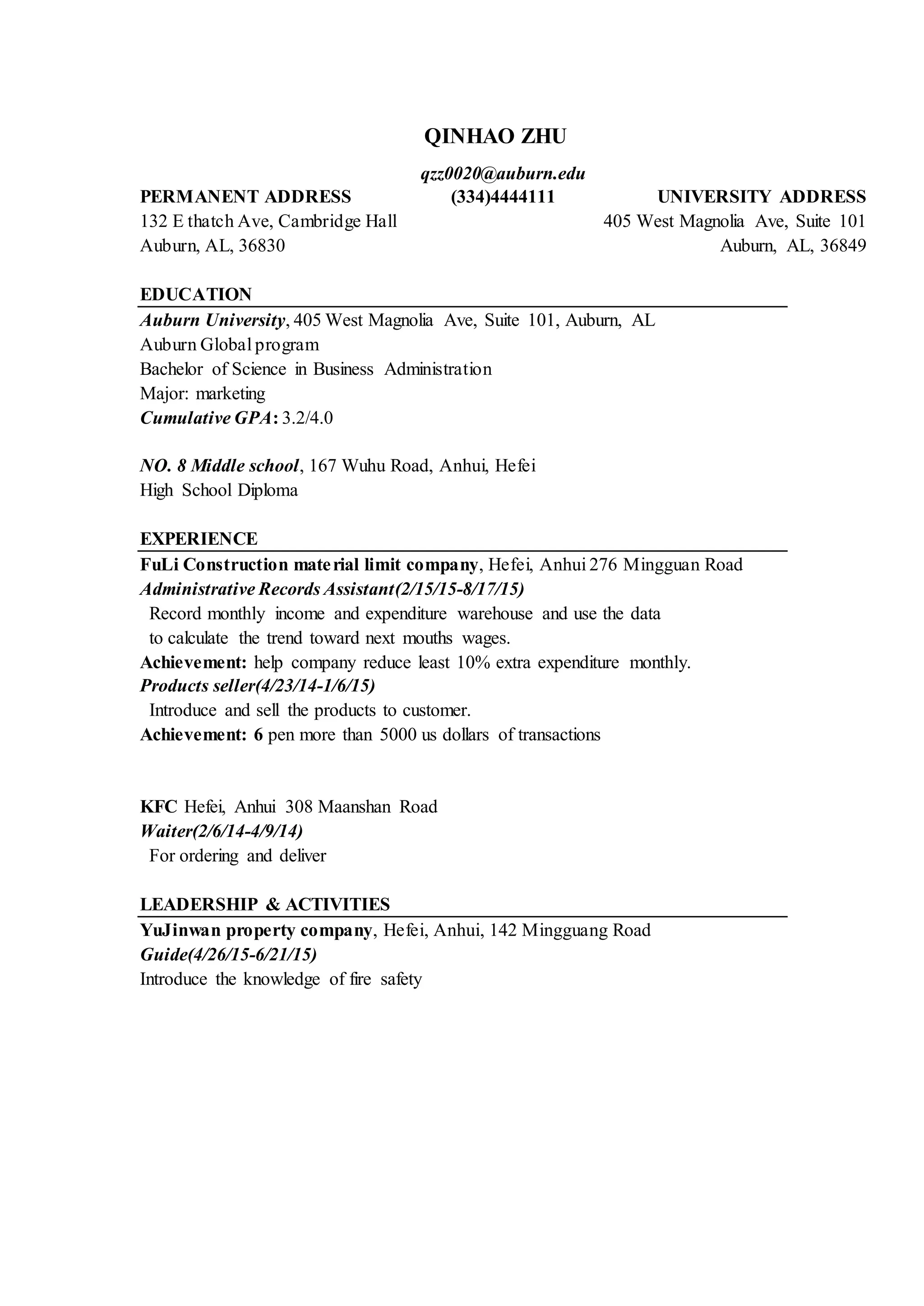 RESUME (4) | DOCX