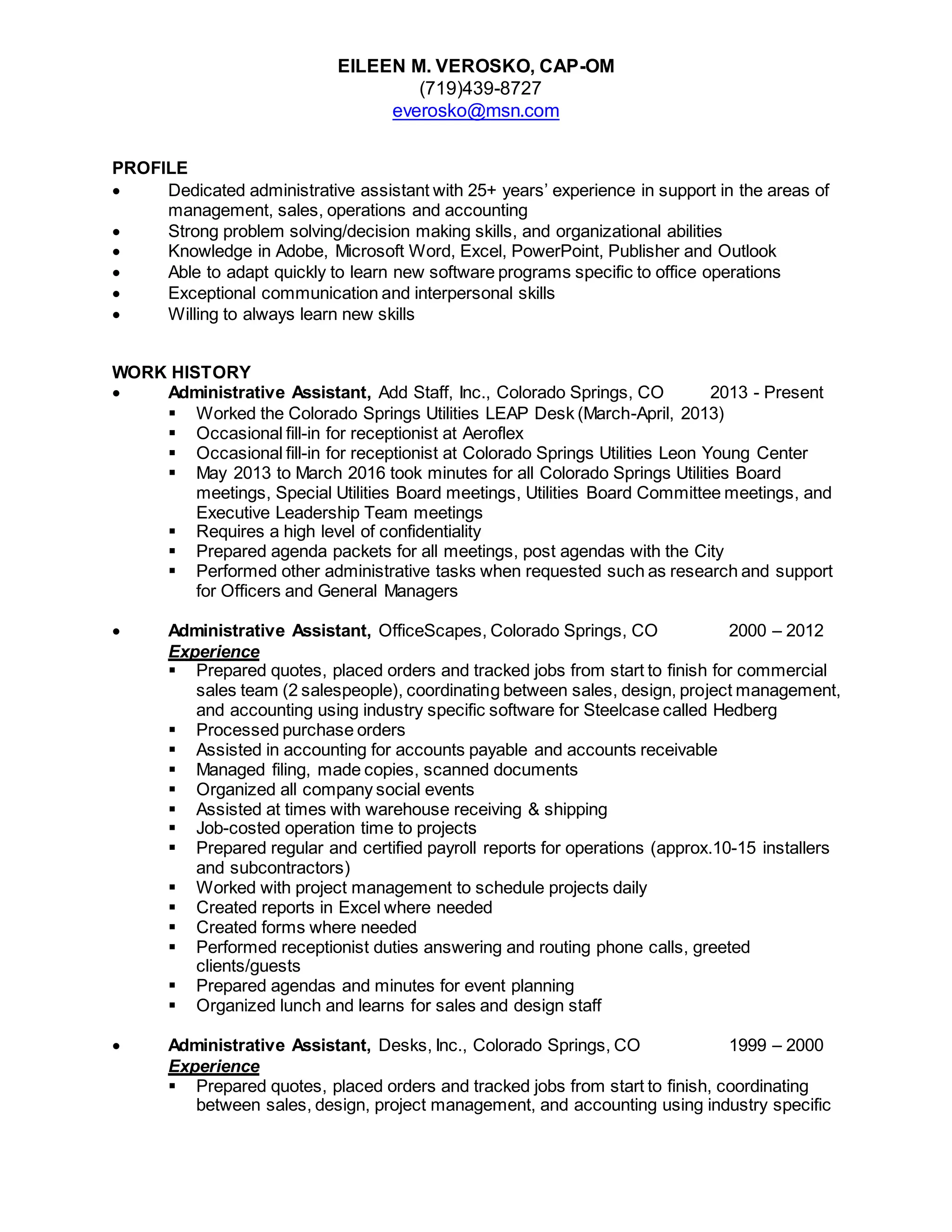 Eileen Verosko Resume 5 | DOCX