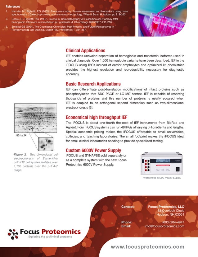 iFocus_Brochure_Focus Proteomics | PDF