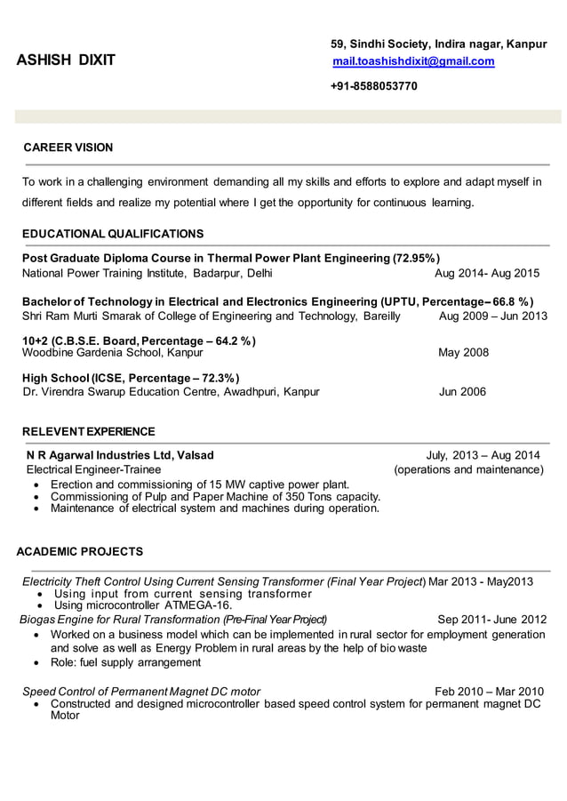 ashish resume | PDF