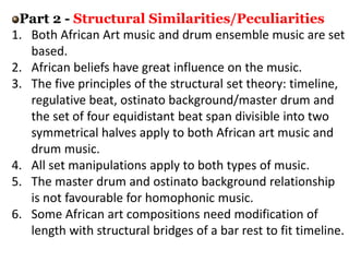 STRUCTURAL SET THEORY IN AFRICAN MUSIC | PPTX | Music | Entertainment