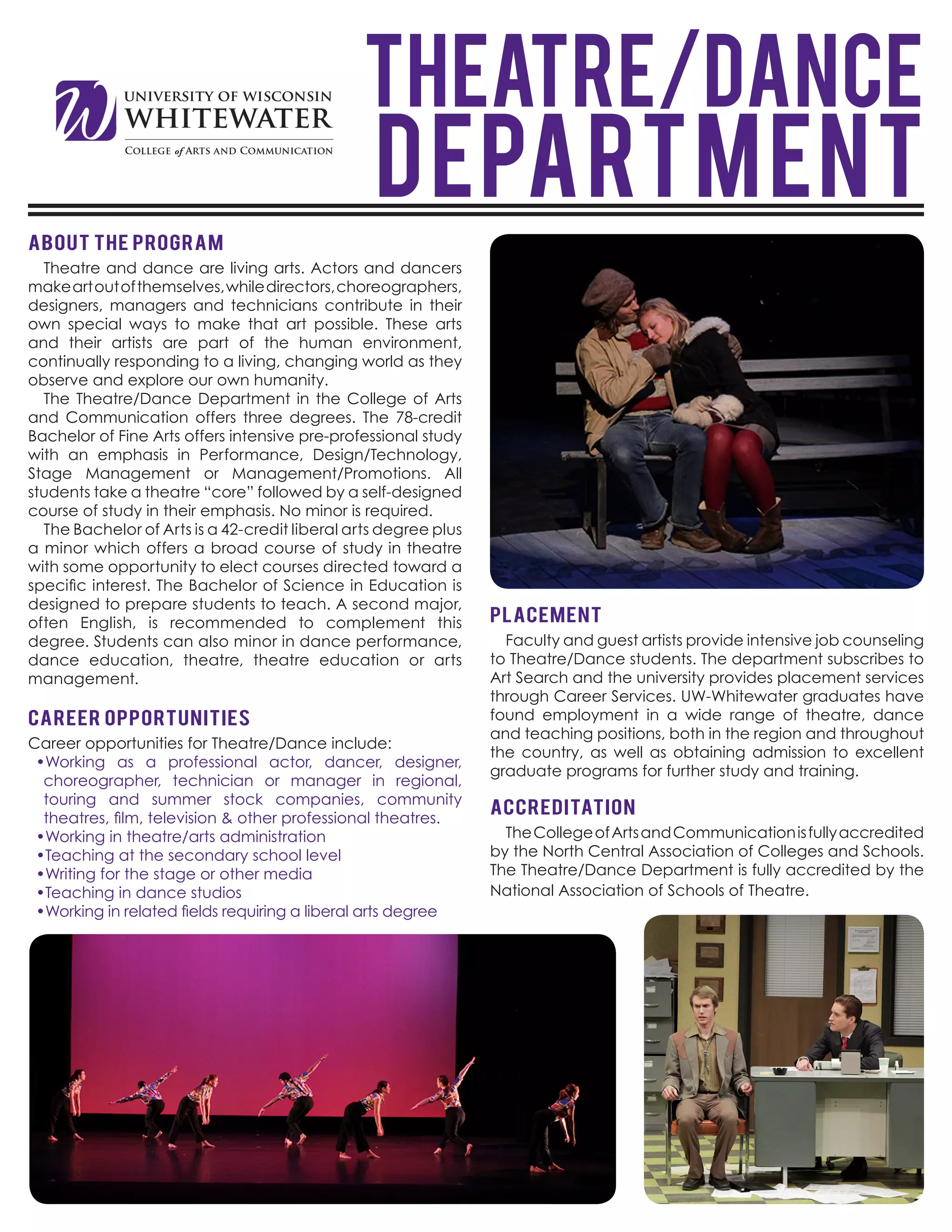Fact Sheet Theatre Dance | PDF | Dance | Fine Art