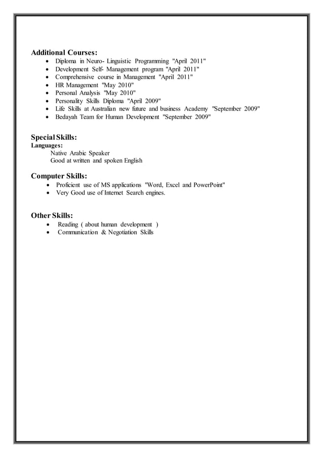 Nada-Saleh-CV (1) | PDF