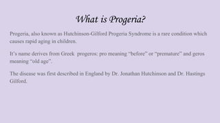 Progeria Power Point Edited | PPTX