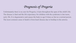Progeria Power Point Edited | PPTX