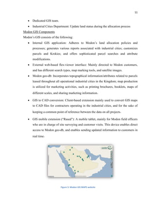 Modon GIS final draft | PDF