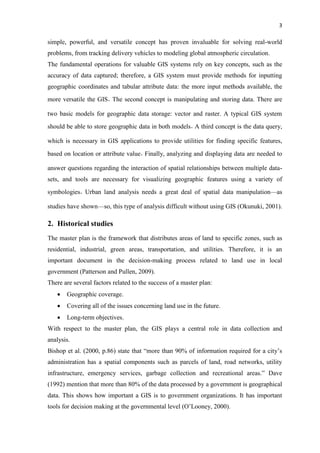 Modon GIS final draft | PDF