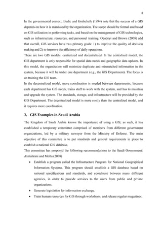 Modon GIS final draft | PDF