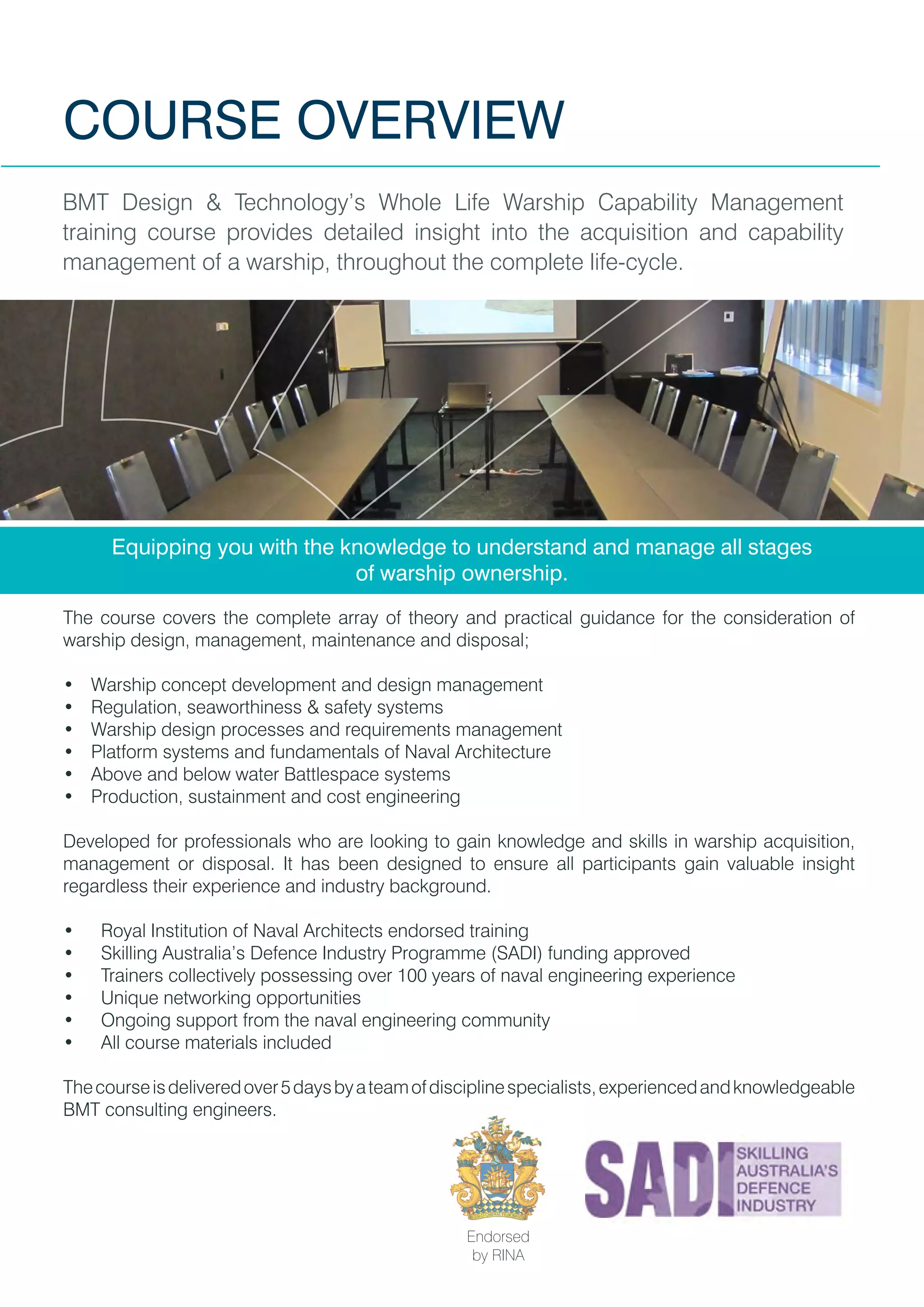 Whole Life Warship Capability Management Training Course | PDF