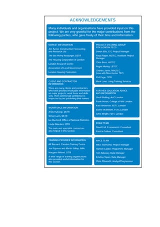 London TEC Construction Sector Study | PDF