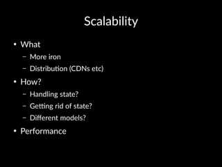Backend & Frontend architecture scalability & websockets | PPT
