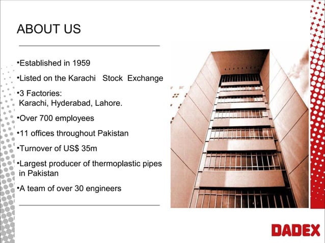 Dadex Company Profil | PPT