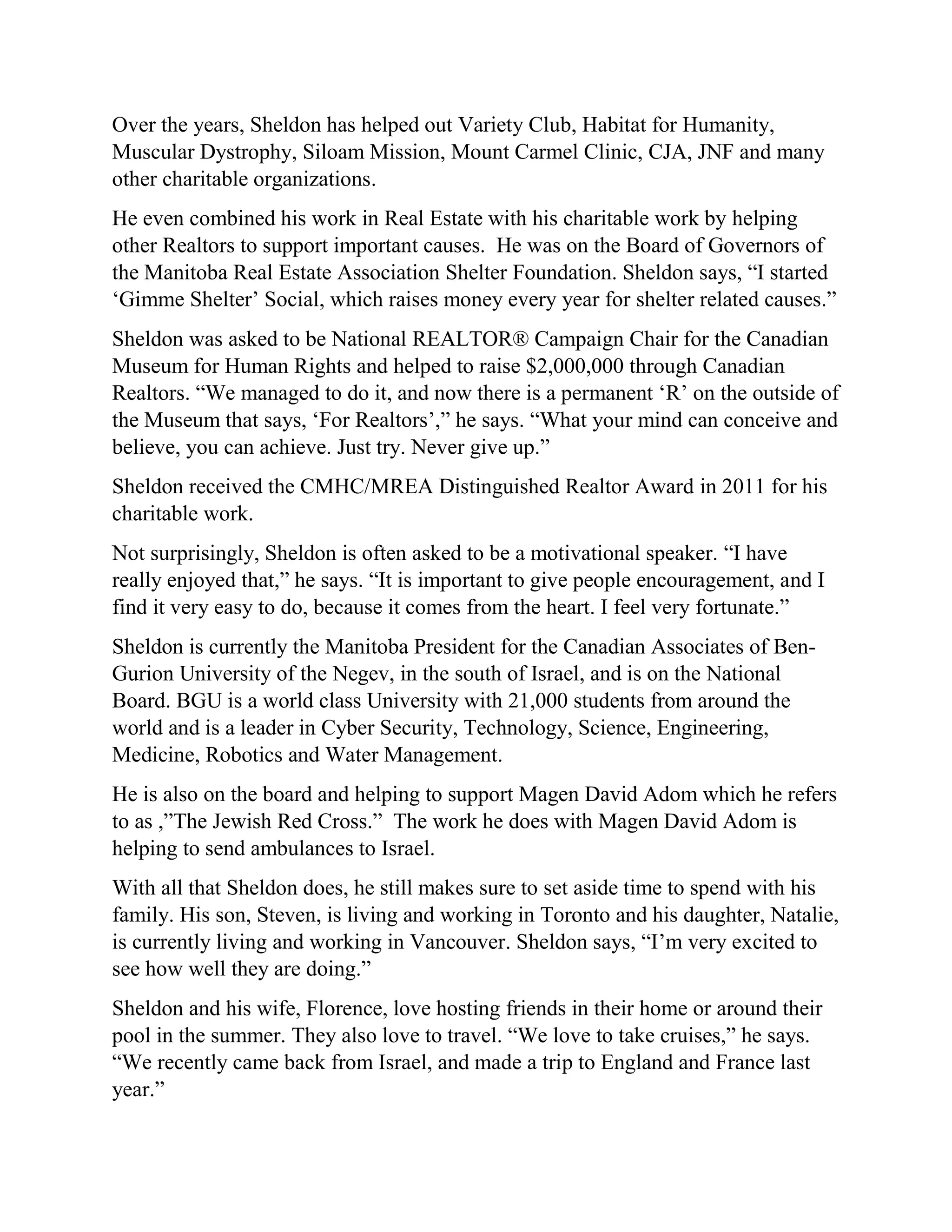 Sheldon Zamick Looking at Life Through His Eyes | PDF