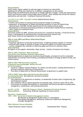 CV Fiona Miles 2017.pages | PDF