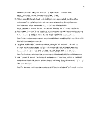Detection of human Alu SINE insertion at the PV92 locus of chromosome ...