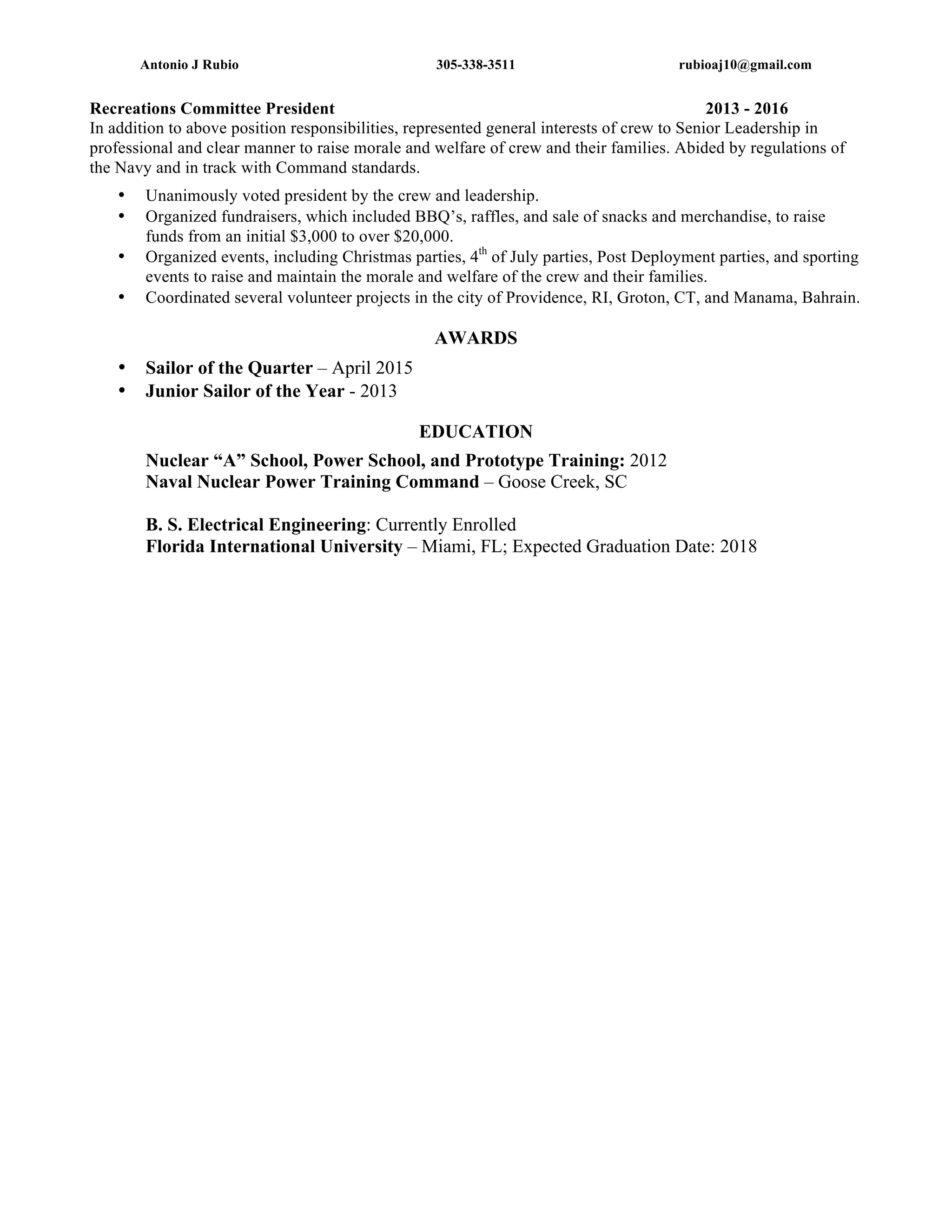 AJR Resume FD | PDF