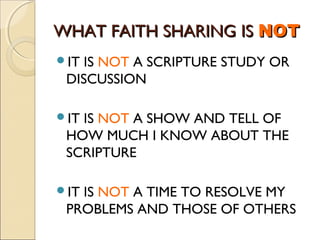 BFAST : Bible for Faith and Action Sharing | PPT