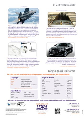 LDRA Product Brochure | PDF