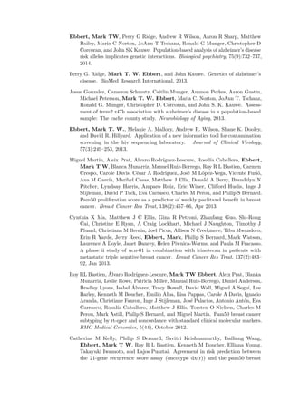 Curriculum_Vitae_Mark_Ebbert-modern | PDF | Genetics | Science