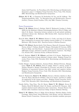 Curriculum_Vitae_Mark_Ebbert-modern | PDF | Genetics | Science