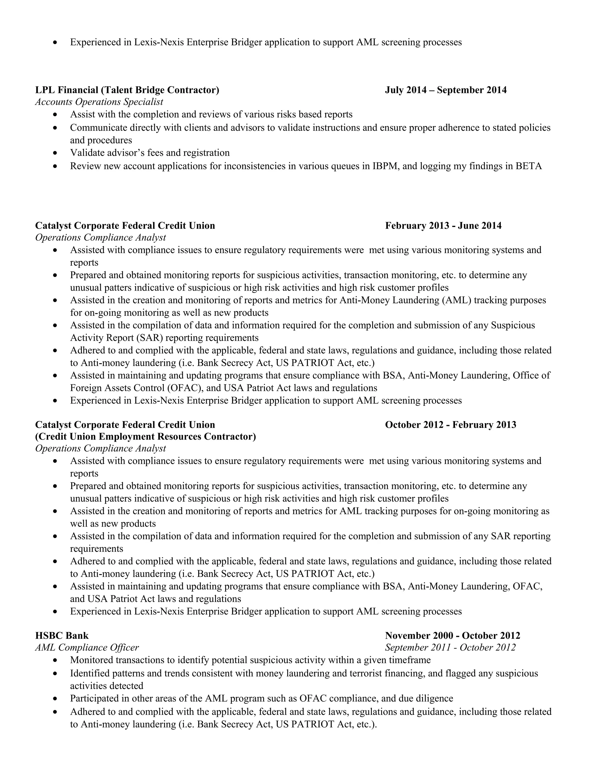 Kimberlin Shropshire Resume | DOC