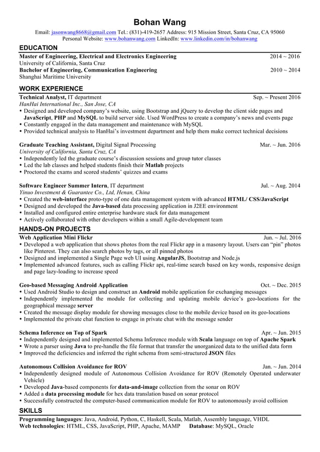 Bohan_Wang_Resume_new | PDF