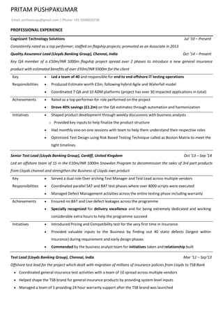 Pritam_Pushpakumar | PDF | Computer Software and Applications | Computing