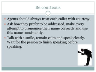 Call Centre Ethics | PPTX