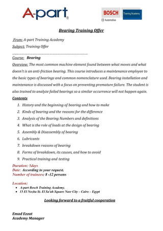 Maintenance programs | PDF