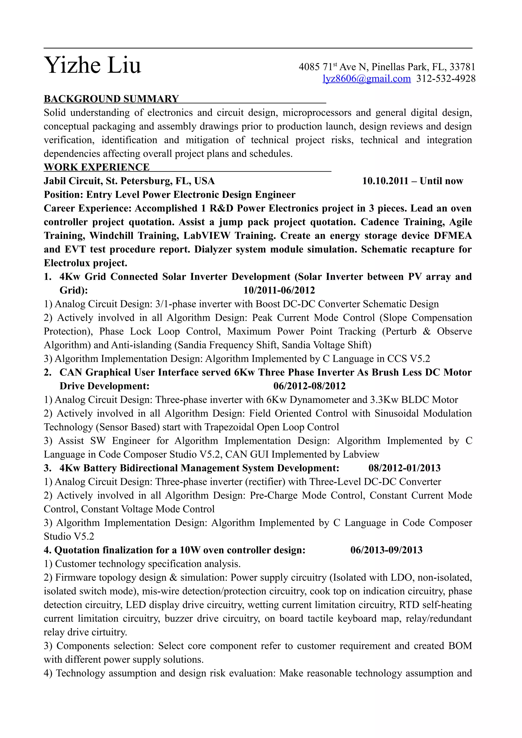 Yizhe_Liu_Resume_11092016 | PDF