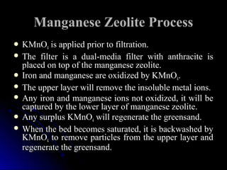 Iron and Manganese Removal | PPT